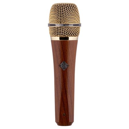 Telefunken M80 Handheld Supercardioid Dynamic Vocal Microphone, Cherry & Gold