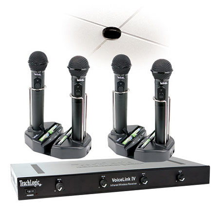 TeachLogic VoiceLink IV Four Handheld Microphones System - Adorama