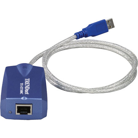 TRENDnet USB to 10/100Mbps Adaptr with Diagnostic LED - Adorama