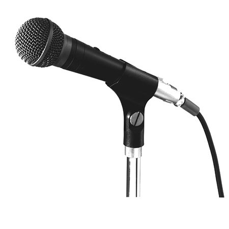 TOA Electronics Cardioid Unidirectional Dynamic Hand-held Mic with XLR Male