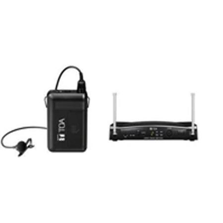 TOA Electronics 16-Channel UHF Wireless System,YP-M5300 Mic, H01: 576 to 606MHz WS5325UH01US