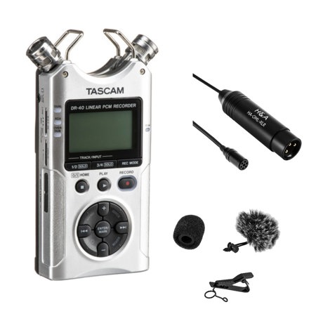 Tascam DR-40 4-Track Handheld Digital Audio Recorder - Silver ...