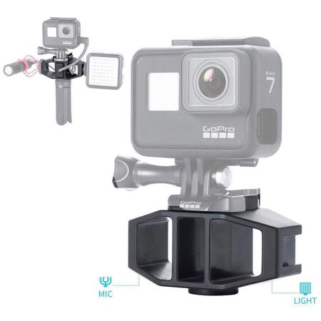 Ulanzi GP-1 Vlog Dual Cold Shoe Mount for Action Camera - Adorama