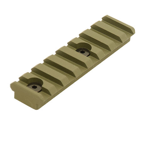 UTG Leapers UTG PRO 8-Slot Keymod Picatinny Rail Section, Olive Drab Green
