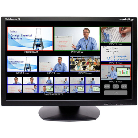 Vaddio TeleTouch 22" HD Touch Screen LCD Monitor with Base - Adorama