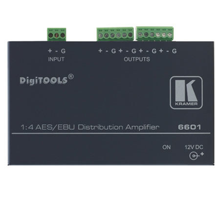 Kramer 6601 1:4 AES/EBU Audio Distribution Amplifier - Adorama