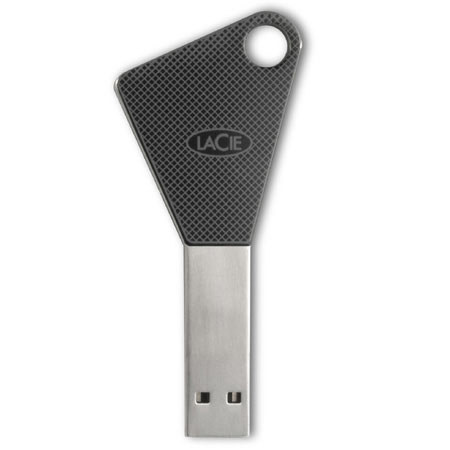 LaCie itsaKey 4GB USB Flash Drive w/Key-Shaped Design - Adorama