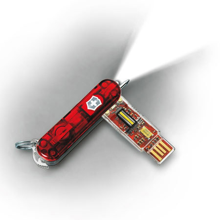 Victorinox Swiss Army Secure Flight 64GB Flash Drive - Adorama