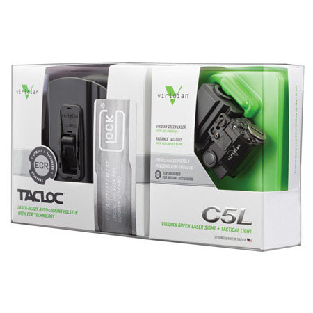 Viridian C5L Green Laser with TacLoc Holster for Glock 17/19/22/23
