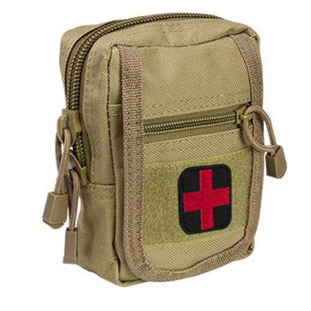 NcSTAR Vism Law Enforcement Compact Trauma Kit 1, Tan C1RTK1T-A