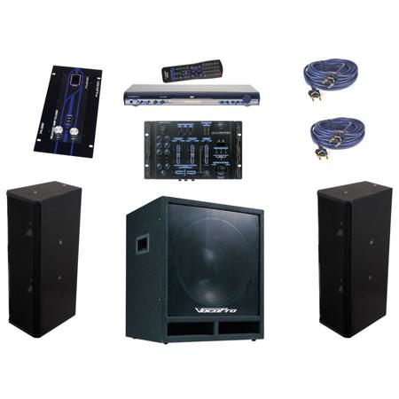 VocoPro LOUNGEMAN 500W Professional Venue System, Includes DVX-668 ...