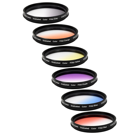 Vivitar 72mm Graduated Color Multicoated Filter Set - Adorama