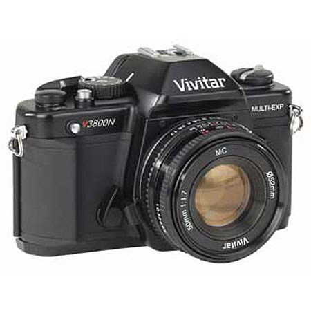 Vivitar V3800N SLR Kit with V3800 35mm Film SLR Camera - Adorama