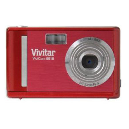 Vivitar V8018RED Vivicam 8018 8.1MP Digital Camera - Adorama