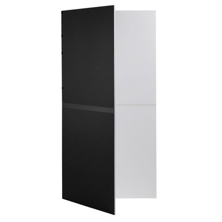 V-FLAT WORLD Foldable V-Flat, Black/White - Adorama