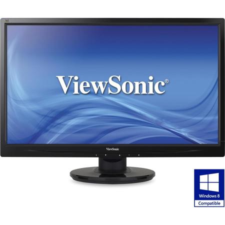 ViewSonic VA2246M-LED 22" Widescreen LED Backlit LCD Monitor, 250 cd/m2 ...