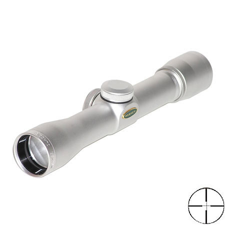 Weaver 2x28mm Classic Handgun Scope, Dual-X Reticle, Silver, 29" ER, 1 ...