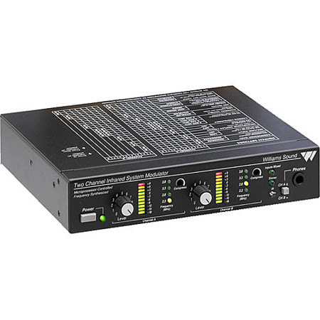 Williams Sound 2-Channel Infrared Modulator for TX9 Infrared Emitter