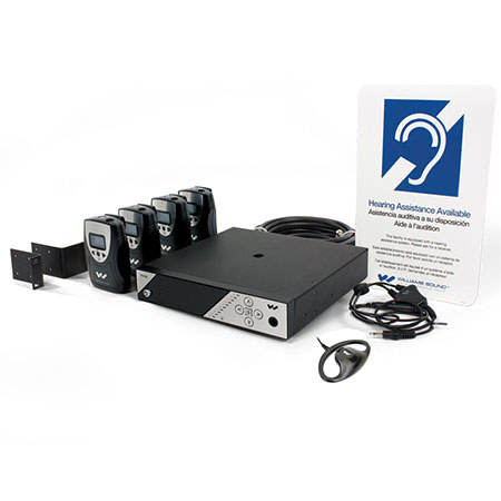 Williams Sound PPA 458 PRO Listening System with Coaxial Antenna, Rack ...