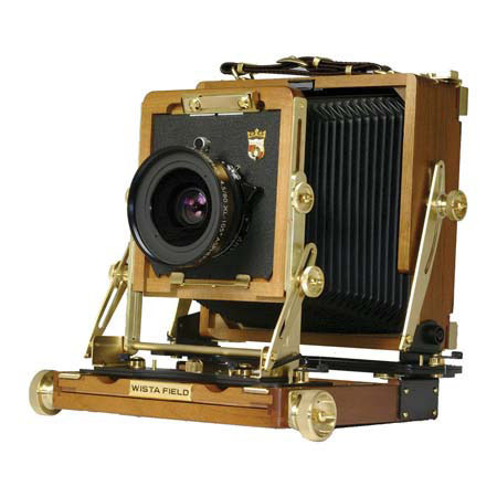 Wista 45-SW, 4 x 5 Cherry Wood Field Camera with Interchangeable ...