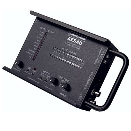 Whirlwind AESAD Portable AES Analog to Digital Converter, 22Hz-20kHz ...