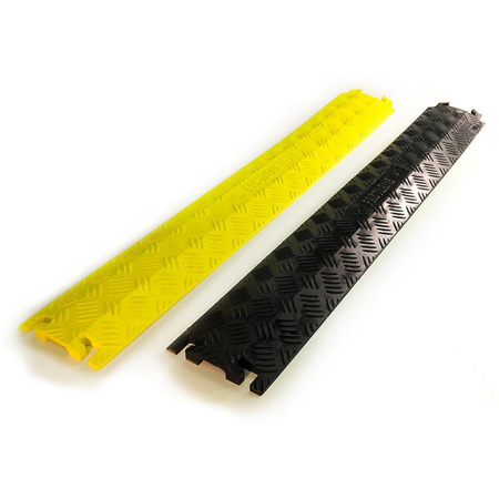 Whirlwind 3' 1-Channel Cable Runner/Protector, Yellow - Adorama