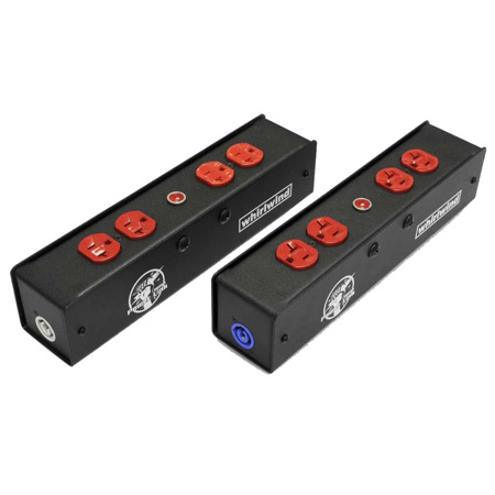 Whirlwind PL1 Stringer, 2x HBL5352RD Hubbell 5352 Receptacle PL1T-420-RD