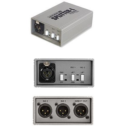 Whirlwind 1x3 Premium Mic Splitter with Lundahl Transformer SP1X3LUNT