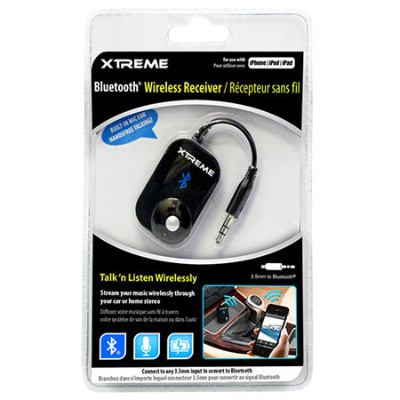 Xtreme Cables Bluetooth Wireless Receiver with Microphone