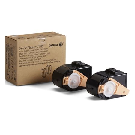 Xerox High-Yield Cyan Toner Cartridge for Phaser 7100 Printer, 9000 ...