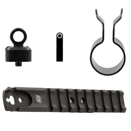 XS Sights Rear Ghost & Std Dot Tritium Front Sight w/Rail for Mossberg