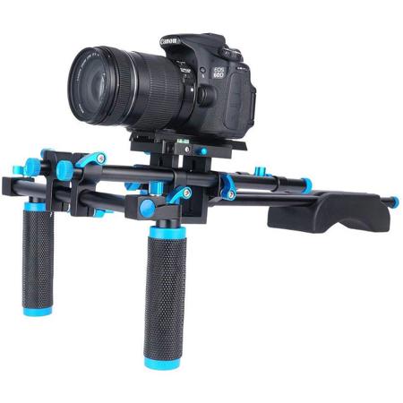 YELANGU D202 Aluminum Alloy Shoulder Rig Bracket Mount Kit for DSLR ...