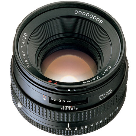 Used Contax Contax N Planar T* 50mm f/1.4 Standard Auto Focus Lens for ...