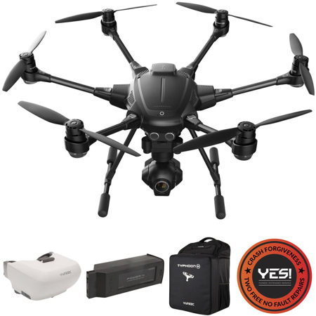 Yuneec Typhoon H Hexacopter Color Box Bundle, CGO3+ Camera & ST16 ...