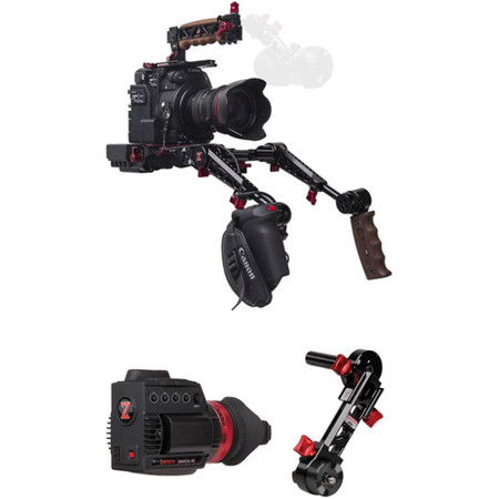 Zacuto Gratical HD Viewfinder Bundle with Dual Grips for Canon C200 Camera
