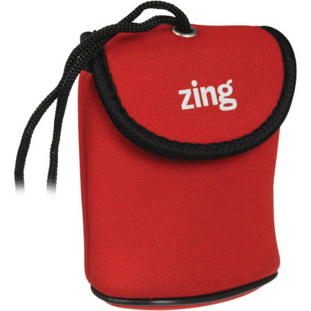 Zing Red Neoprene Case for Medium Point/Shoot Cameras - Adorama