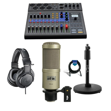 Zoom LiveTrak L-8 Portable 8-Channel Mixer and Multitrack Recorder W ...