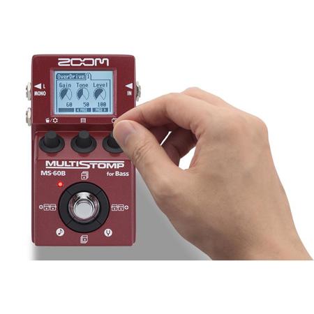 Zoom MS-60B Multistomp Bass Effects Pedal with Amp Modeling MS-60B