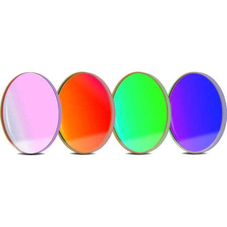 Baader Planetarium RGB 36mm Round Filter Set with UV/IR Cut L-Filter ...