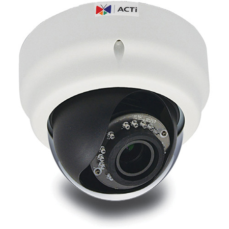 ACTi E62A 3MP Day/Night Indoor IP Dome Camera with Vari-focal Lens