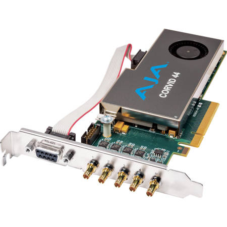 AJA CORVID 44 Standard-profile 8-lane PCIe Card, No Cables Included ...