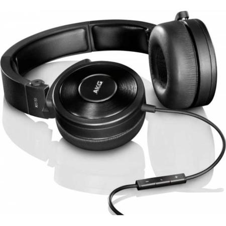 AKG K619 High-Performance DJ Headphones with In-Line Microphone, Black K619BLK