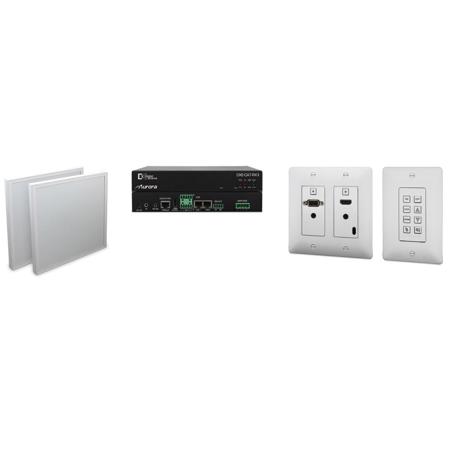 Aurora Multimedia One Room-One Cable Kit, Includes 2x DXW-2 Wall Plate ...