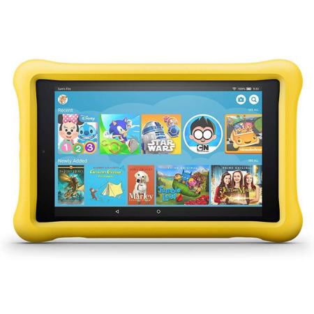 Amazon Fire HD 8 Kids Edition Tablet (8th Generation), Yellow Kid-Proof ...