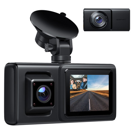 Apeman C680 Full HD Front and Interior Dual Dash Camera with 2" IPS ...