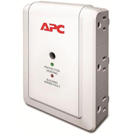 American Power Conversion (APC) P6W Essential SurgeArrest 6-Outlet Wall ...