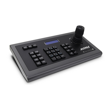 AViPAS AV-3104SE 4D Serial Joystick PTZ Camera Keyboard Controller with LCD AV-3104SE
