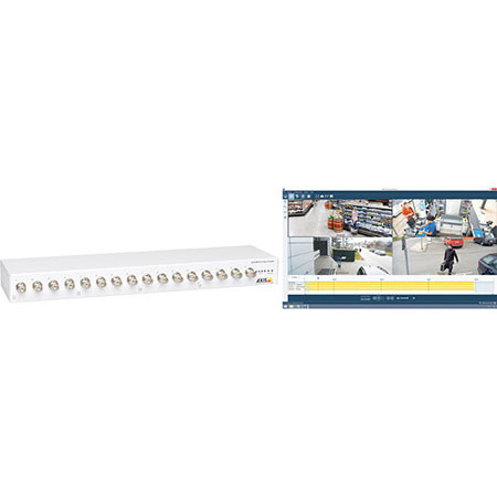 Axis Communications M7016 16-Channel Video Encoder & Camera Station ...