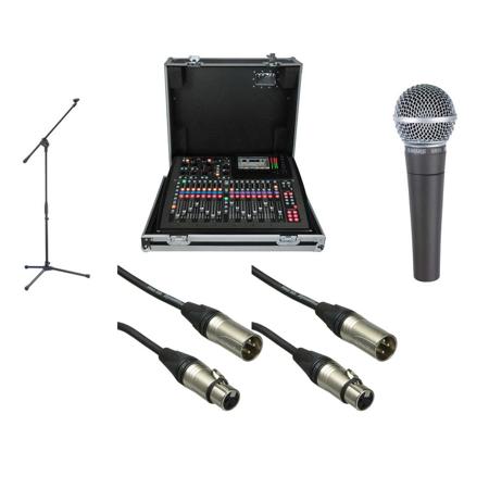 Behringer X32-TP 40-Input Digital Mixing Console With 2x Mic Cable/Mic ...