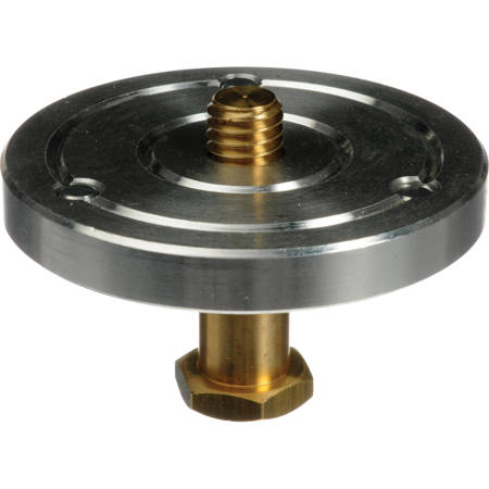 Manfrotto Head Mounting Plate with 3/8" Threaded Hex Stud, Mounts ...